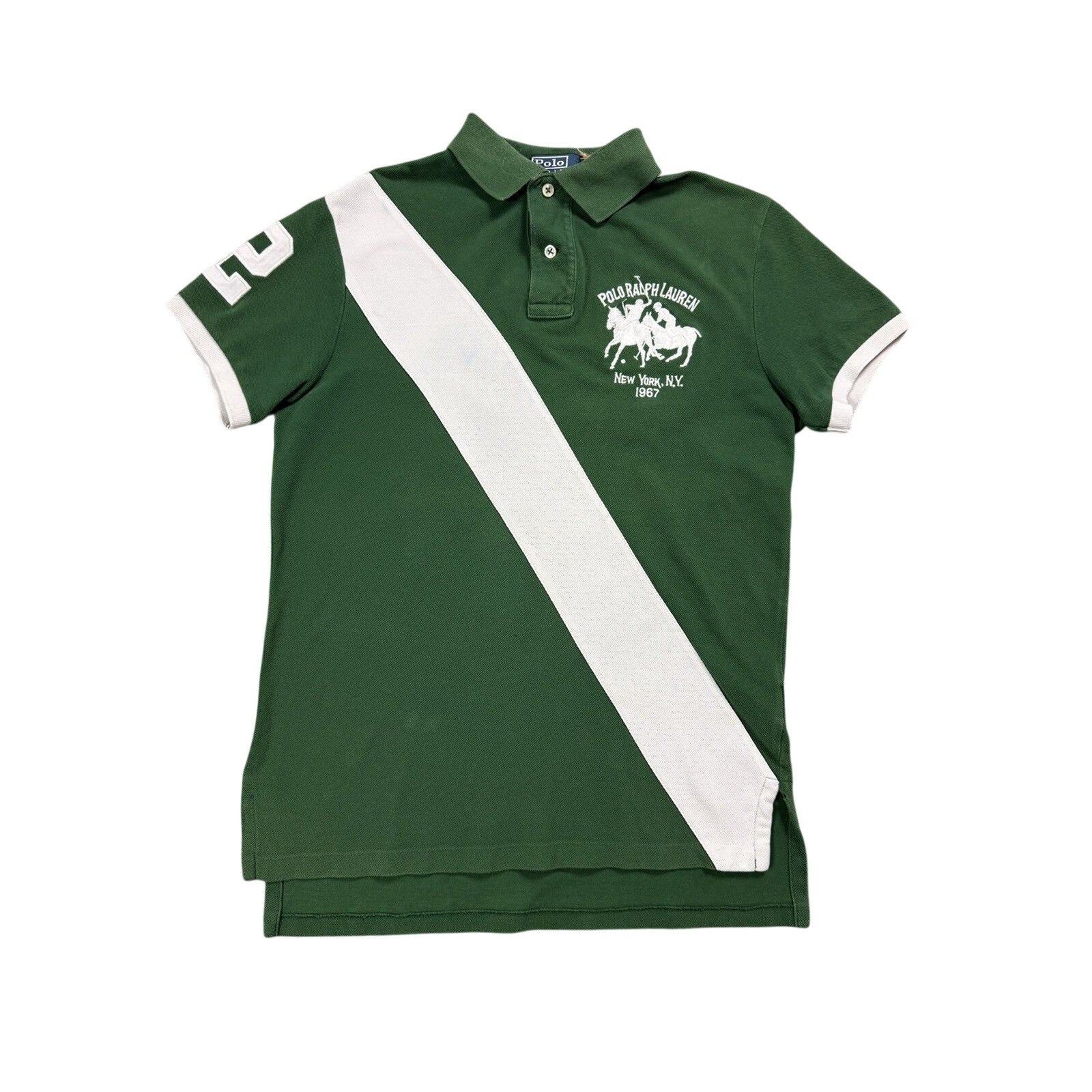 Chief Keef Polo Ralph Lauren Polo green white big pony Y2K – Refitted