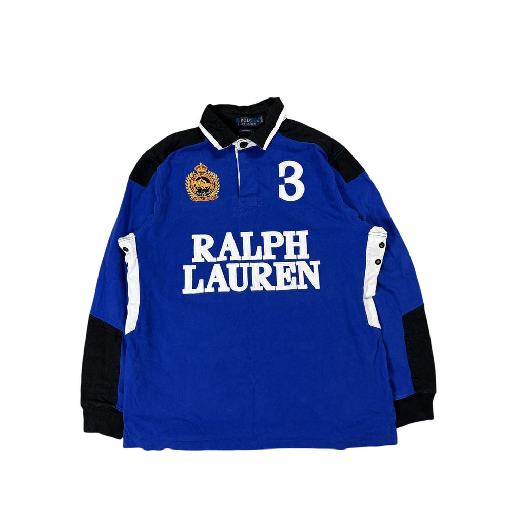 Chief Keef Polo Ralph Lauren big logo blue black white – Refitted