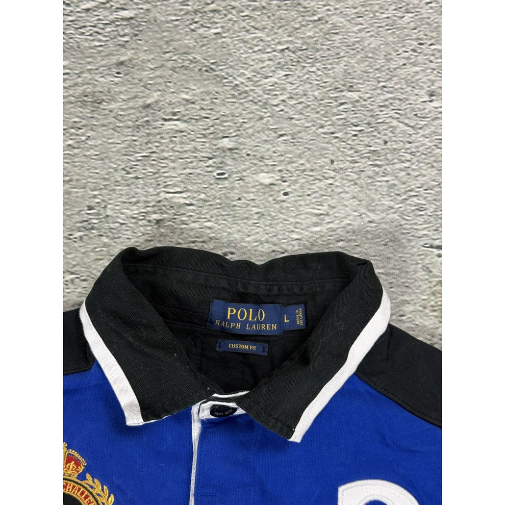 Chief Keef Polo Ralph Lauren big logo blue black white – Refitted